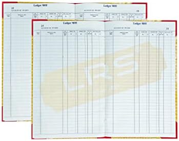 LRS Ledger Register Size - 32 x 20 cm - Hard Bound - 70 GSM Ledger ...