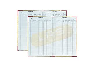 LRS Ledger Register Size - 32 x 20 cm - Hard Bound - 70 GSM Ledger ...