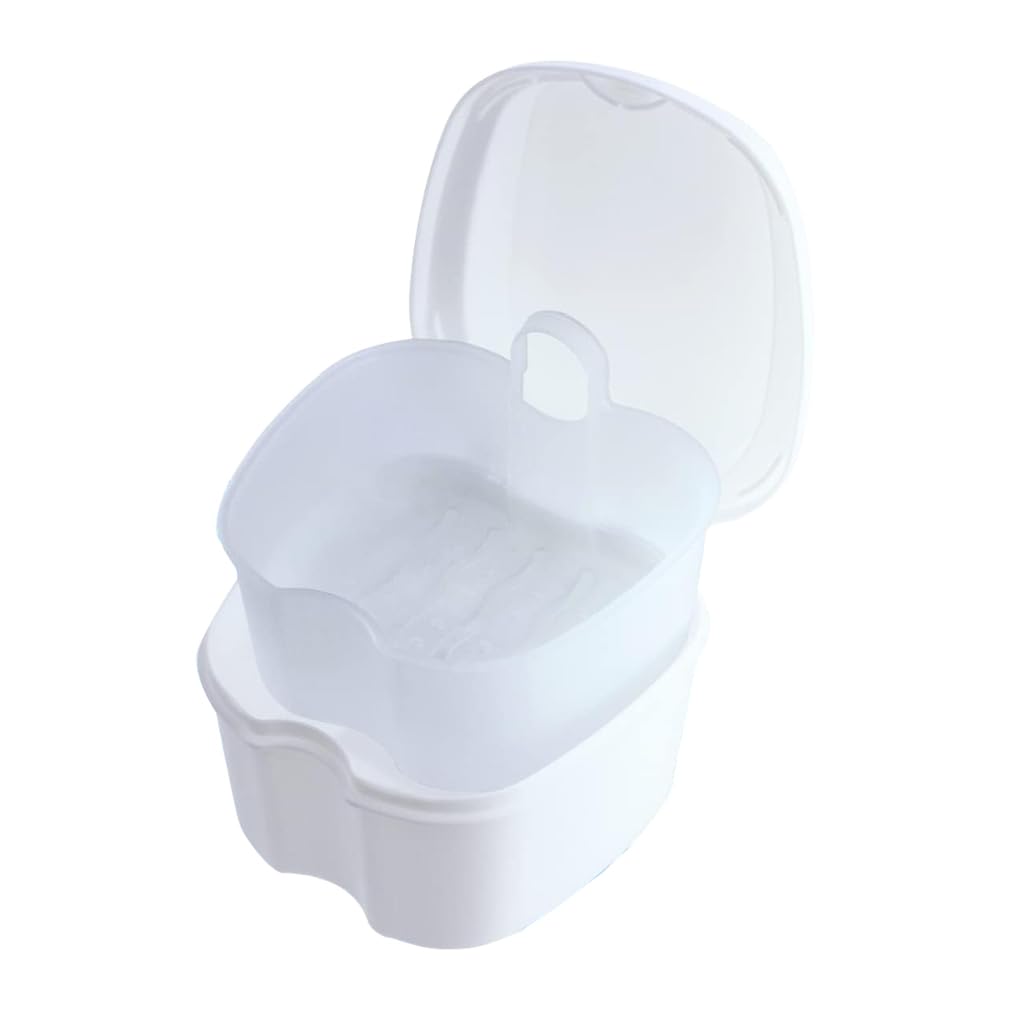 Denture Case Orthodontic Dental Retainer Box False Teeth Storage ...