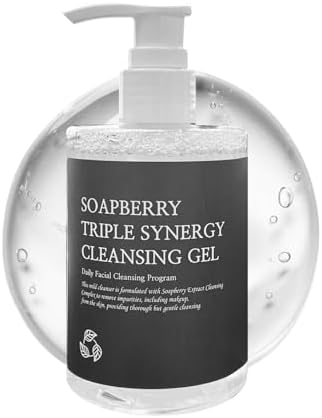 Amazon.com: Reboncel Soapberry Triple Synergy Gel Cleanser with 5 types ...