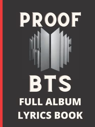 Buy BTS PROOF | FULL ALBUM LYRICS: BTS ALBUM | BTS LYRICS BOOK | BTS PROOF PHOTOBOOK | BTS PROOF ...