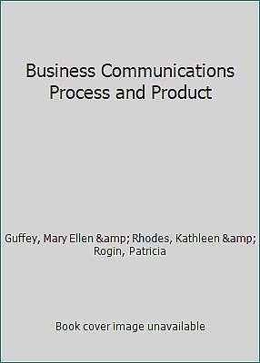Business Communications Process and Product: 9780176056018: Books ...