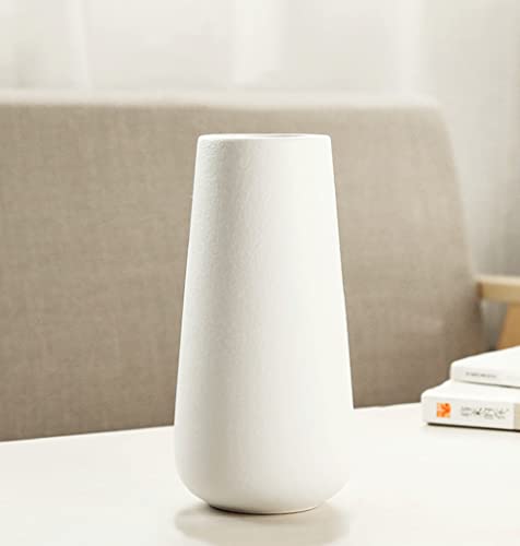 Tall 8 Matte White Ceramic Vases for Modern Home Decor Centerpieces ...