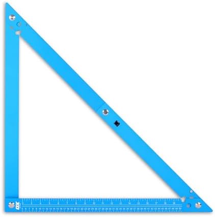 OX Tools 600mm Folding Square, Aluminium Framing Square with Carry Case ...