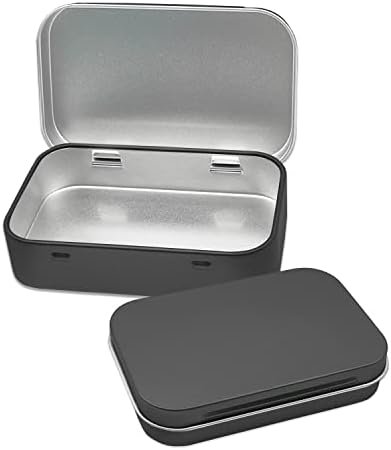 Tins Container, Metal Rectangular Tin Can,Mini Portable Box Small ...