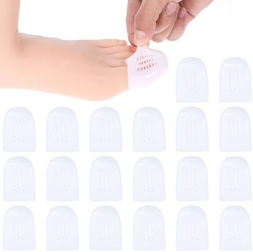 Amazon.com: Silicone Toe Protectors 20 Packs Gel Toe Caps Breathable ...