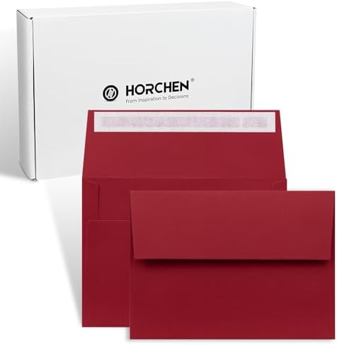 Amazon.com : YINUOYOUJIA 50 Packs of A7 envelopes for invitation, 5x7 ...