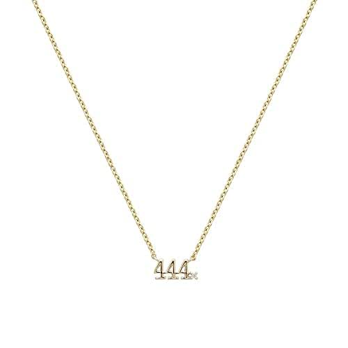 Amazon.com: 925 sterling silver necklace angel number 111 333 444 777 ...