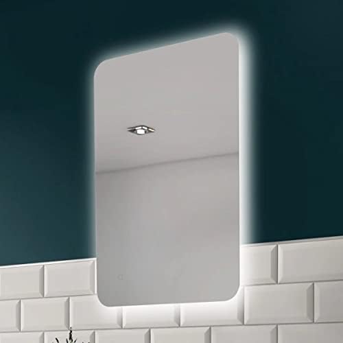 Pebble Grey™ Savannah Illuminated LED Bathroom Mirror with Touch Sensor ...