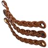 Amazon.com: Brute Strength - Leather Drawer Pulls - Braided - Cognac ...
