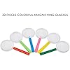 Amazon.com: Magnifying Glass Kids 30 Pieces Plastic Magnifier Colorful ...