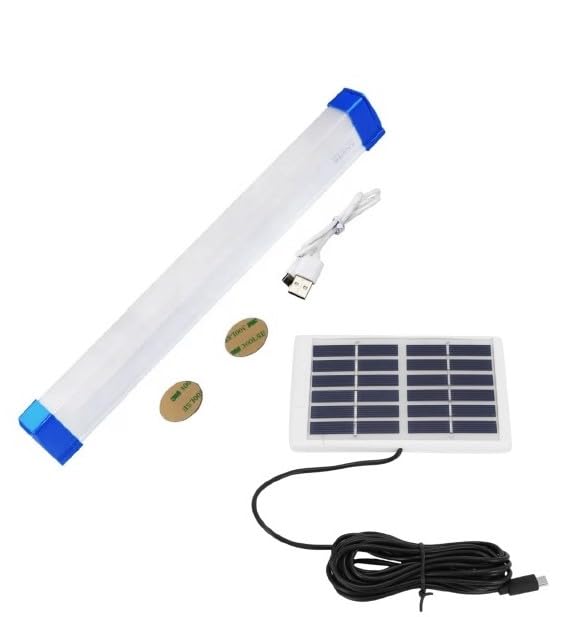 Solar LED Tube Light 5W : Versatile Outdoor LED Lighting Solution - USB ...