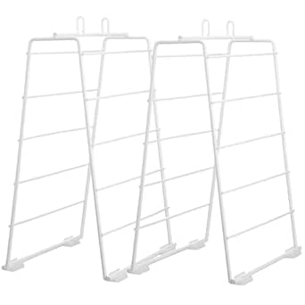 Amazon.com: 2 Pack Deli Bag Dispenser, Metal Grocery Bag Holder Stand, White Coated Wire Bag ...