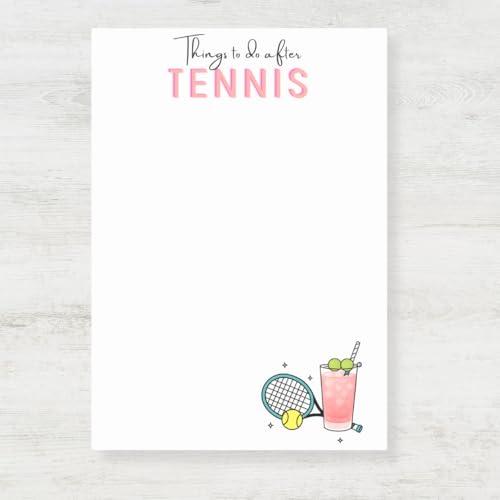 Amazon.com: Simple Personalized. "Things to do after Tennis" Post-it ...
