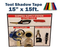 5S LEAN TOOL VINYL SHADOW BOARD TAPE 15" X 180" Red (Red) : Amazon.ca ...