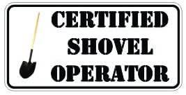 (3) certified shovel operator Funny Hard Hat/Helmet Stickers - Amazon.com