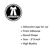Advocate Logo Sticker for car (Front Adhesive) - Pack of 2 : Amazon.in ...