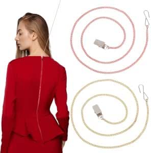 Amazon.com: ANATTASOUL Zipper Puller Helper Dress Back Long Zipper Pull ...