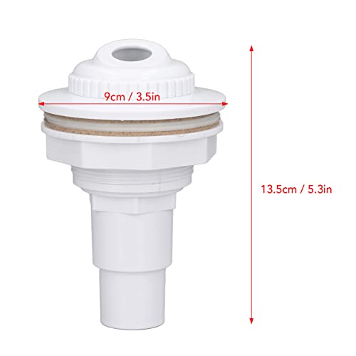 TOPINCN Above Ground Swimming Pool Return Jet Fitting, 1in Pipe Adapter ...
