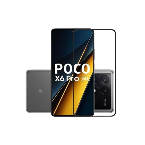 KOKO Tempered Glass Screen Protector For Mobile Compatible For POCO X6 ...
