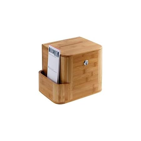 Amazon.com: Safco Products 4237NA Bamboo Suggestion Box, Natural ...