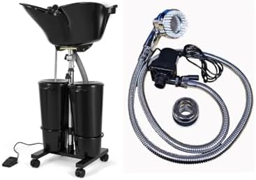 Portable Hair Washing Basin with Electric Pump Mobile Hair Bowl on ...