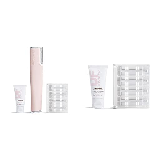 Amazon.com: DERMAFLASH LUXE+ Dermaplaning Device, Blush & DERMAFLASH ...