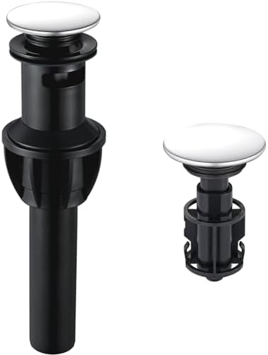 Amazon.com: Bathroom Sink Drain, Pop Up Drain Stopper with Overflow ...