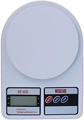 MEDGEARS Multipurpose Portable Electronic Digital Weighing Scale Weight ...