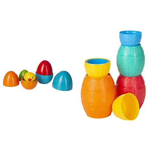 Giggles Funskool Nesting Eggs&Funskool Stacking Barrels,Multi Color ...