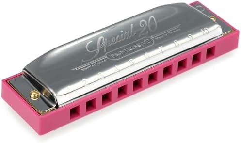 Amazon.com: Hohner Special 20 Harmonica - Key of C, Pink : Musical ...