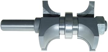 Magnate 7704 Double Round Over Router Bit - 1/2" Radius; 1/2" Shank ...