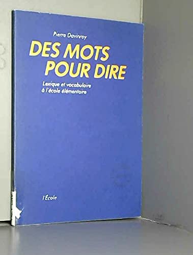 Amazon.in: Buy Mots pour dire (des) Book Online at Low Prices in India ...