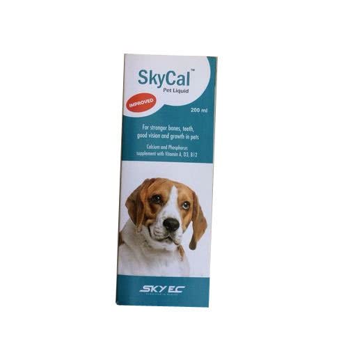 Skycal Pet Syrup Calcium & Vitamin Supplement for Dogs 1 LTR : Amazon ...