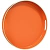 Amazon.com: MAONAME 13" Round Tray, Orange Serving Tray with Handles ...