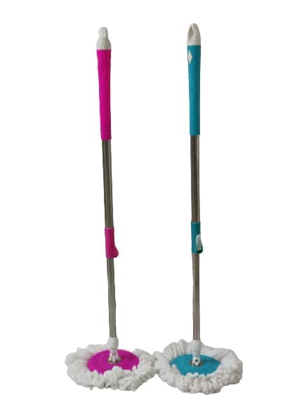 GCH WORLD Stainless Steel and Plastic Mop Rod Stick | Mops for Floor ...