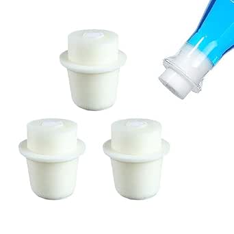 Amazon.com: 3Pcs 24-28mm Erlenmeyer Flask Stopper Silicone Plugs Wine ...