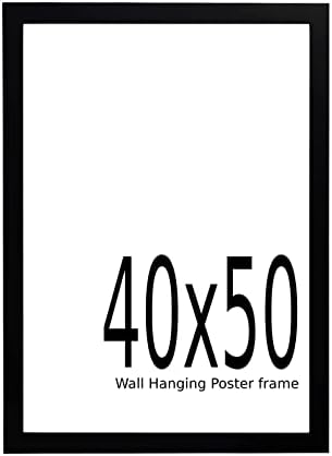 Black 40x50cm Frame - Picture Frames 50 x 40 cm Display With Safe ...