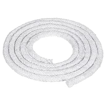 PATIKIL 6.57ft x 5/16" Ceramic Fiber Rope, Round Braided Rope High ...