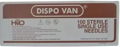 Buy Dispovan 26Gx1.5 Needle /medical needle/hypodermic needle (Pack of ...