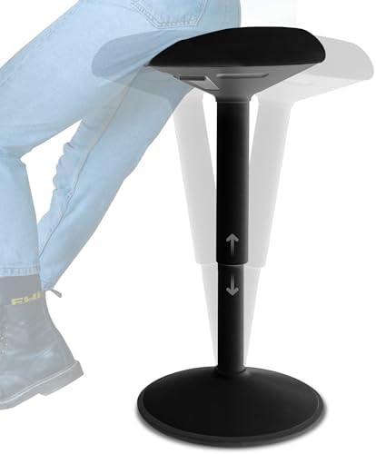 Amazon.com: Vari Active Seat - Adjustable Ergonomic Standing Desk Chair ...