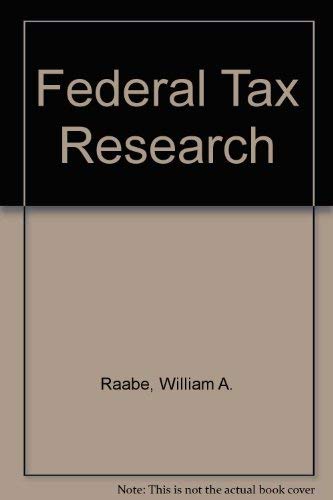 Amazon.com: Federal Tax Research: 9780314026507: Books