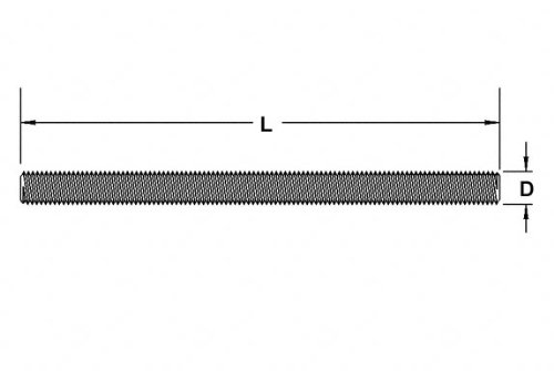 (25 Count) Simpson ATR5/8X24ZP 5/8 x 24-in ATR Zinc Plated: Fully ...