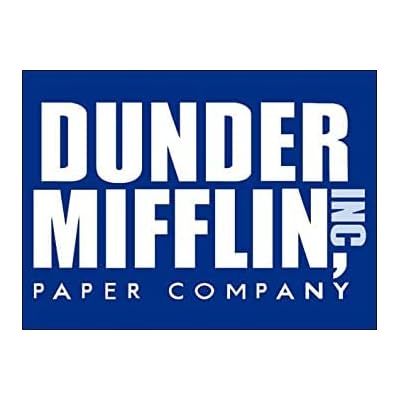 Buy Blue Dunder Mifflin Paper Company Logo (The Office Funny tv Show ...