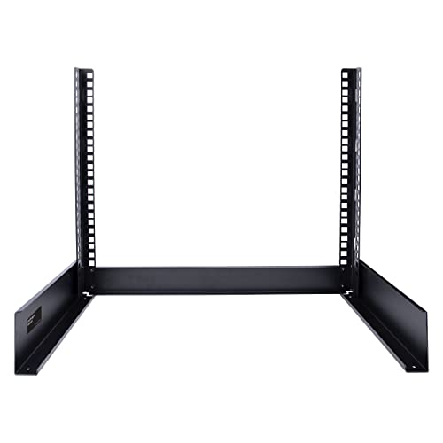 StarTech.com 8U 19″ Desktop Open Frame Rack – 2 Post Free-Standing ...