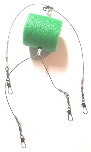 Amazon.com: BIG FISH SALTWATER BOTTOM WALKER CABLE LEADER; 3 HOOK ...