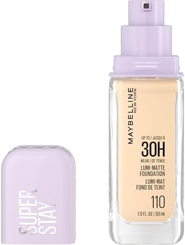 Amazon.com : Maybelline Super Stay Lumi-Matte Foundation, Lightweight ...