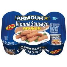 Amazon.com : Armour Vienna Sausage Smoked 4.75 Oz. Cans (Pack of 12 ...
