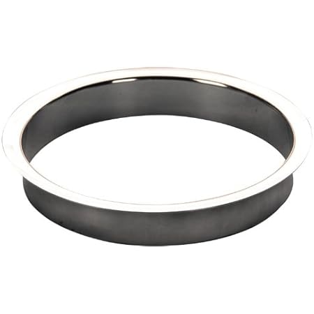 Amazon.com: 8" Diameter 2" Height Brushed Stainless Steel Trash Can ...