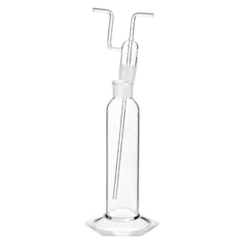 Corning Pyrex Gas Washing Bottle With Plain Tip Tube, 125mL: Science ...